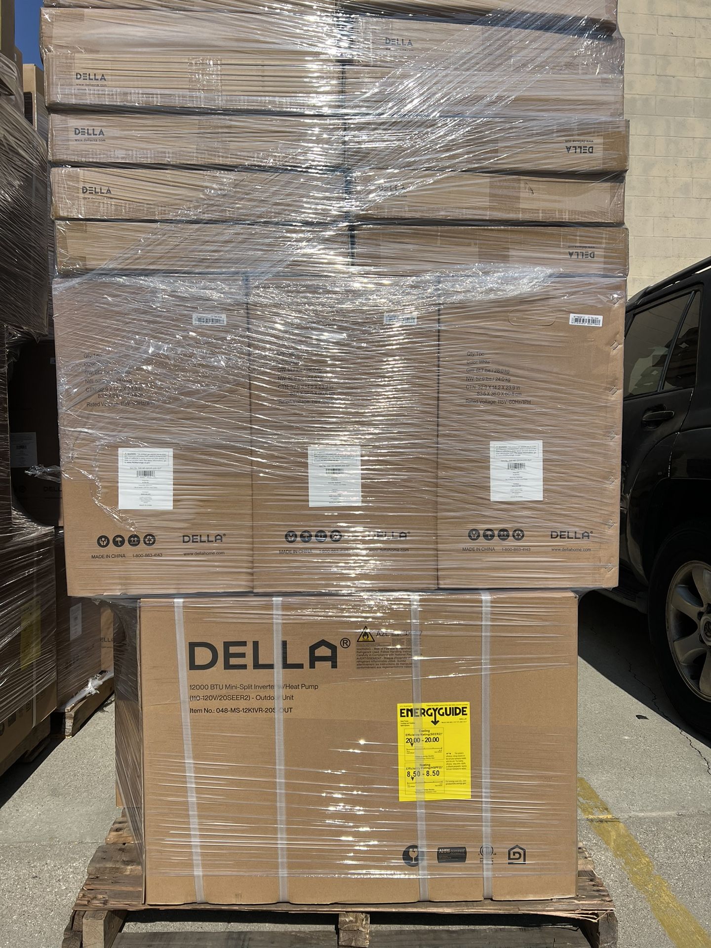 New DELLA 12,000 BTU/ 1 Ton Mini Split , 115V, 20 SEER2 for Sale in El ...