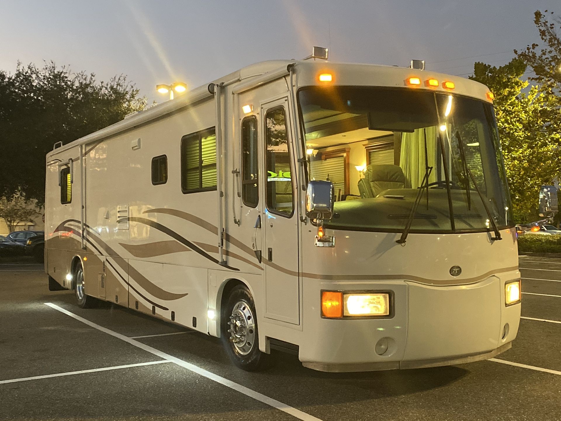 2002 Travel Supreme Select Diesel pusher Motorhome RV camper 2Slides ...
