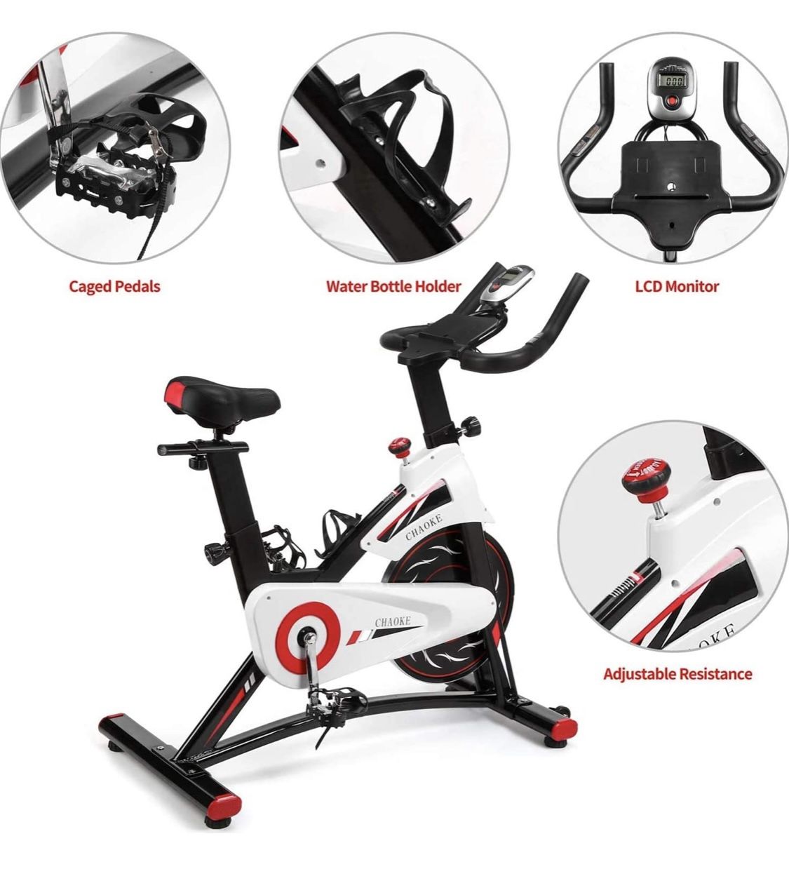 Exercise Bike CHAOKE Indoor Cycling Bike Stationary Bike Magnetic Resistance Whisper Quiet for Sale in Florence KY OfferUp
