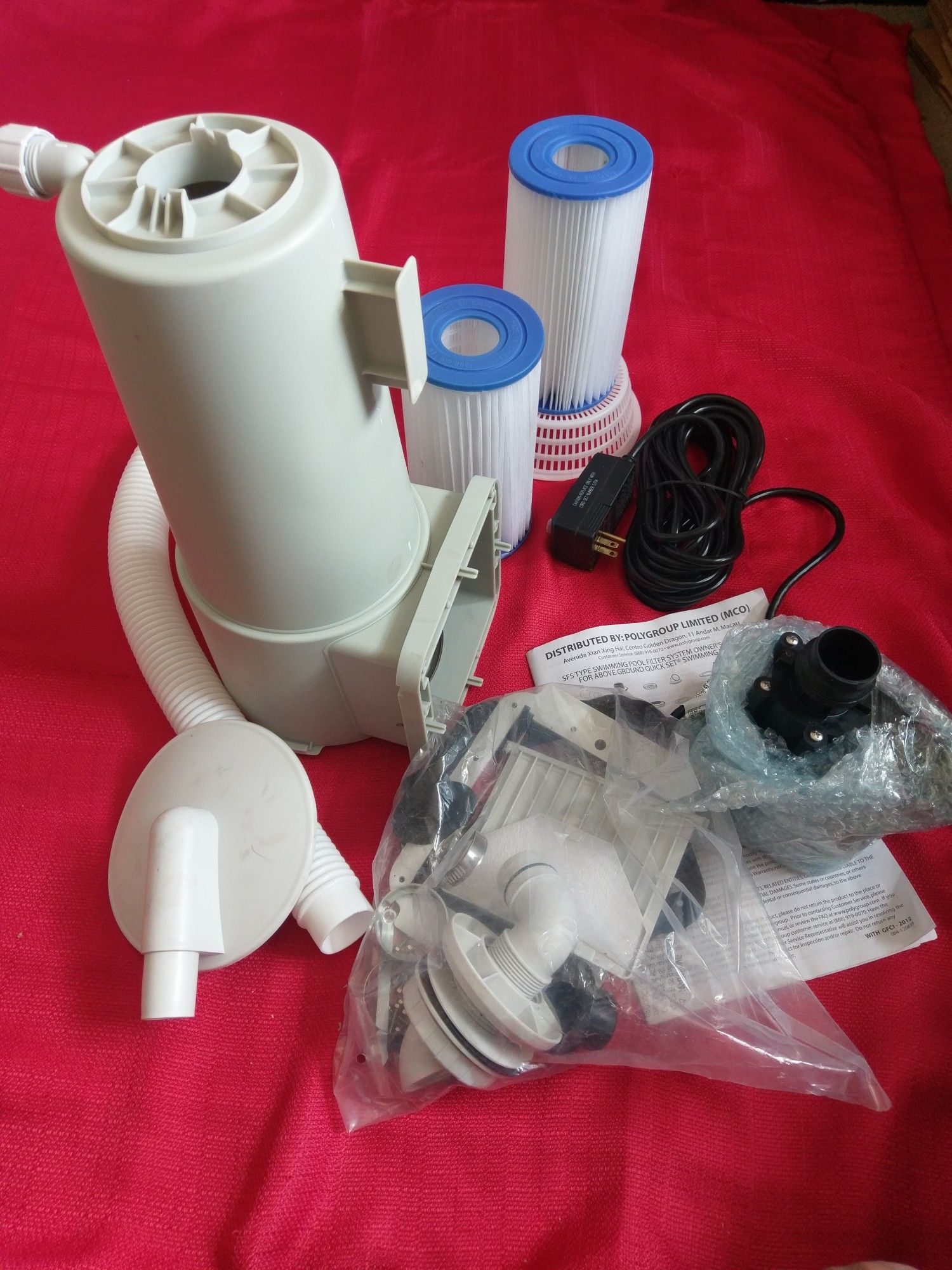 Summer escapes sfs2000 skimmer canister assembly with F2000c gfci pump ...