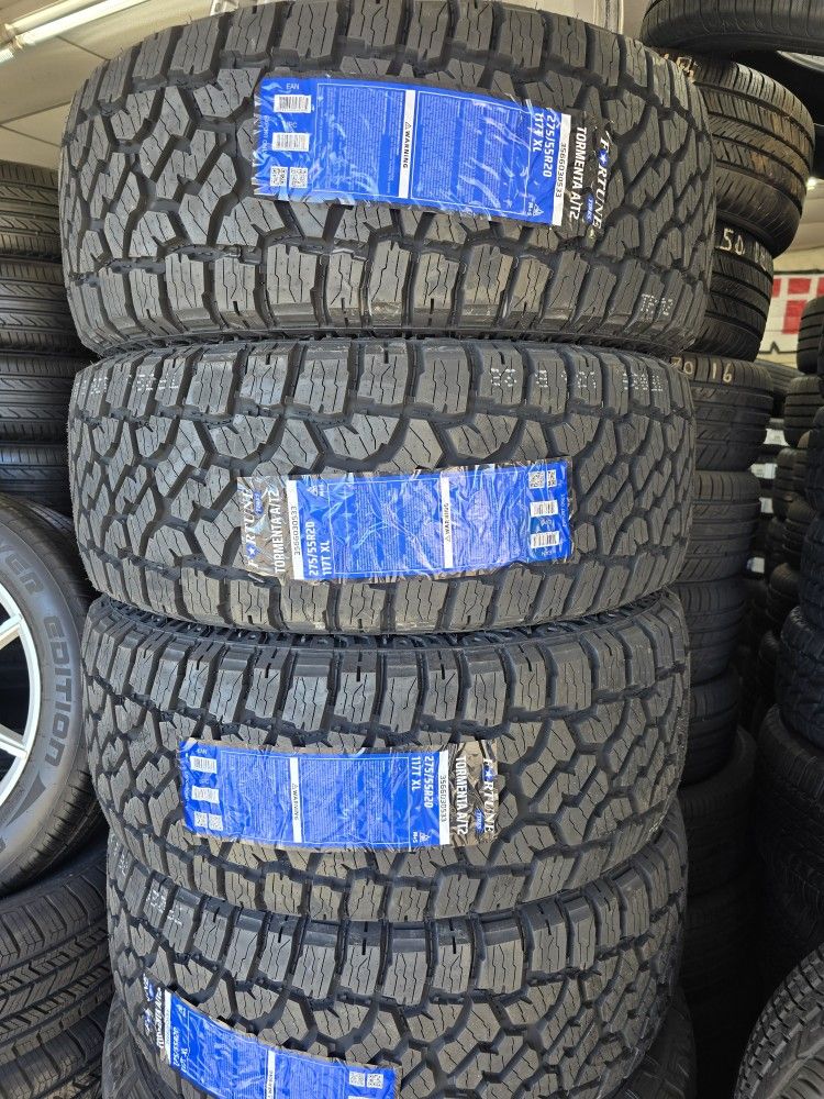 4 New Tires 275.55.20 Fortune At2 100 % Tread Dot 2525 for Sale in ...
