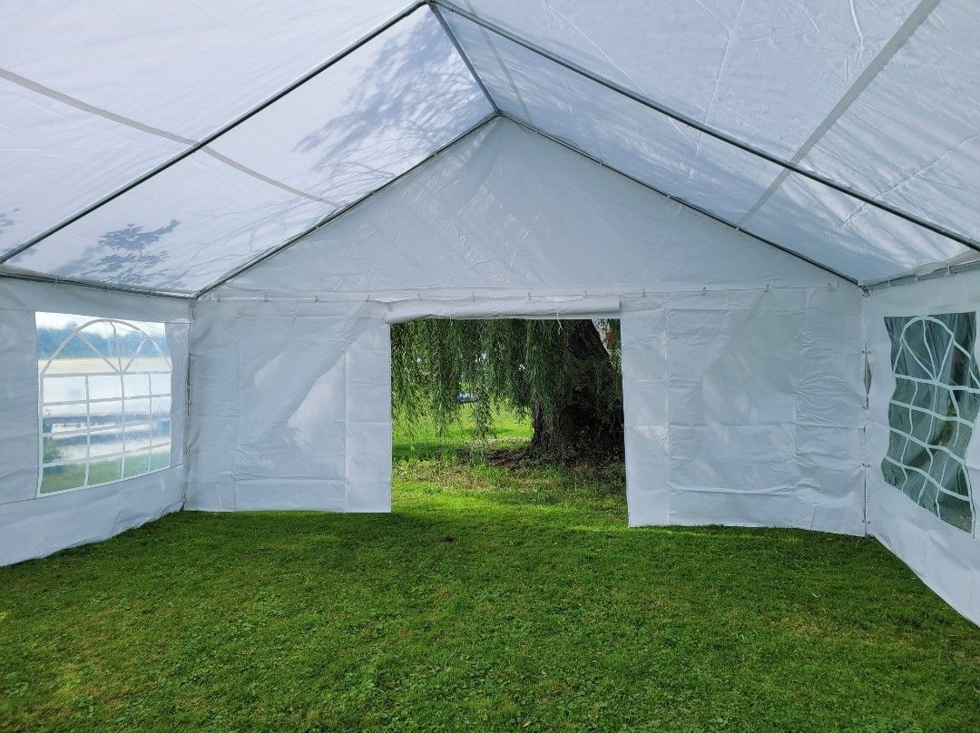 NEW ! ONLY SALE! CREDIT CARD OK! PARTY TENT SIZE 16X32 HEAVY-DUTY for ...