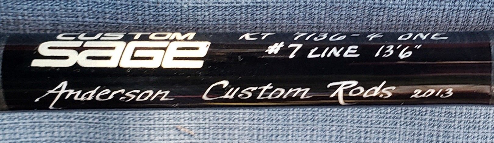 New Anderson Custom Rods on Sage blank 7wt 13'6" two handed Spey Rod ...