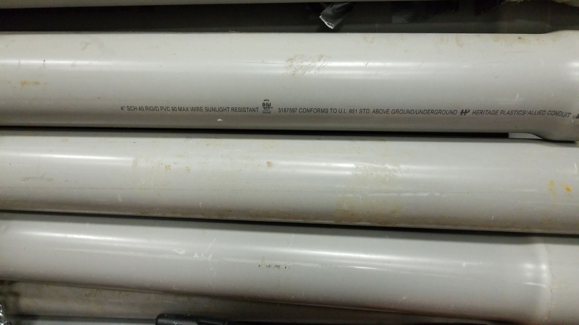 4", schedule 40, Rigid PVC, 90 Max Wire, Sunlight resistant for Sale in ...