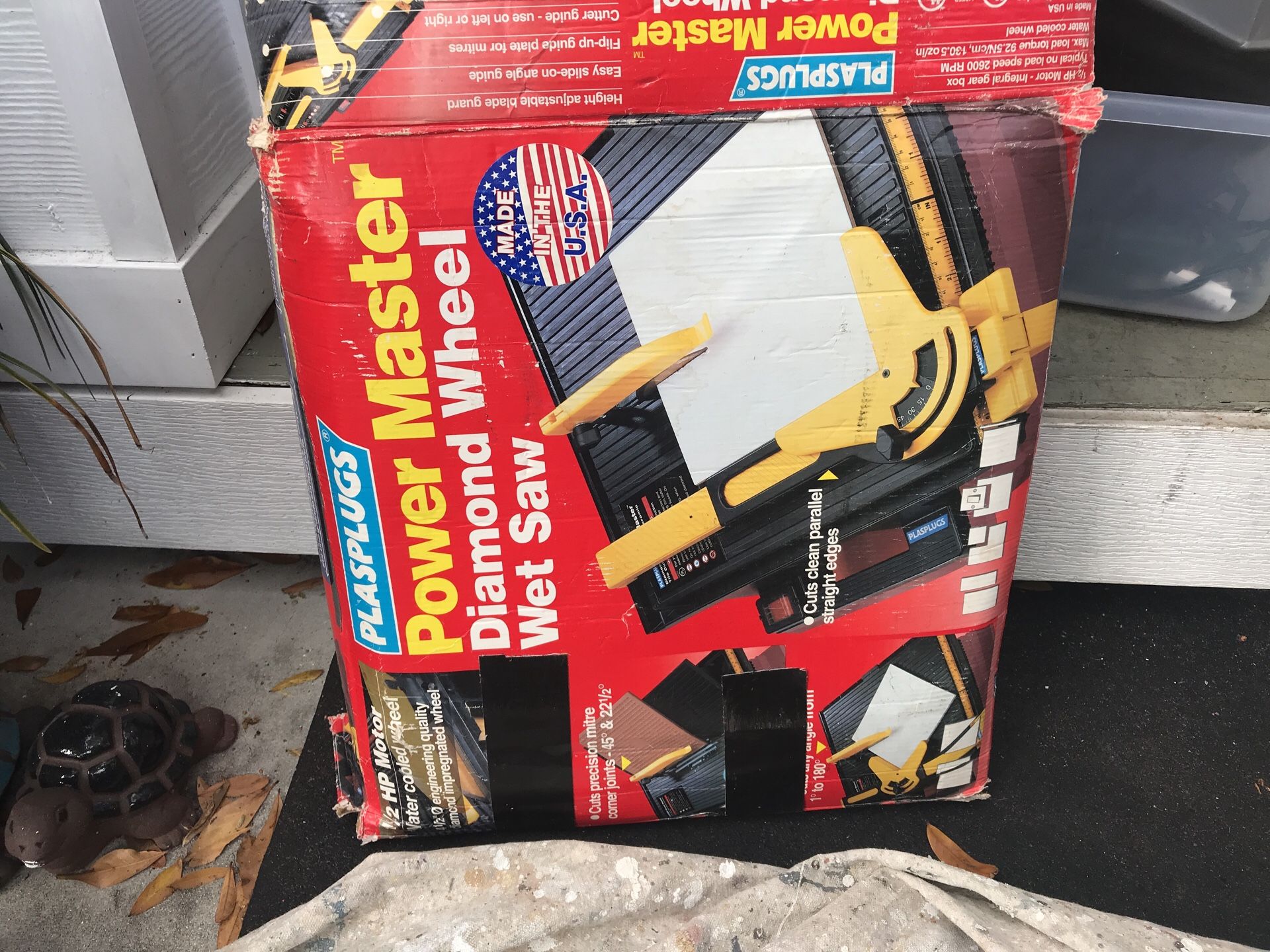 Plasplugs - Power Master Diamond Wheel Wet Saw for Sale in Fort ...