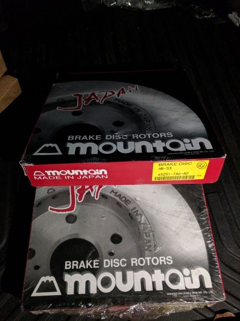 2 Mountain HR-53 Brake Disc Rotors: part interchange number: 45251 TA6 ...