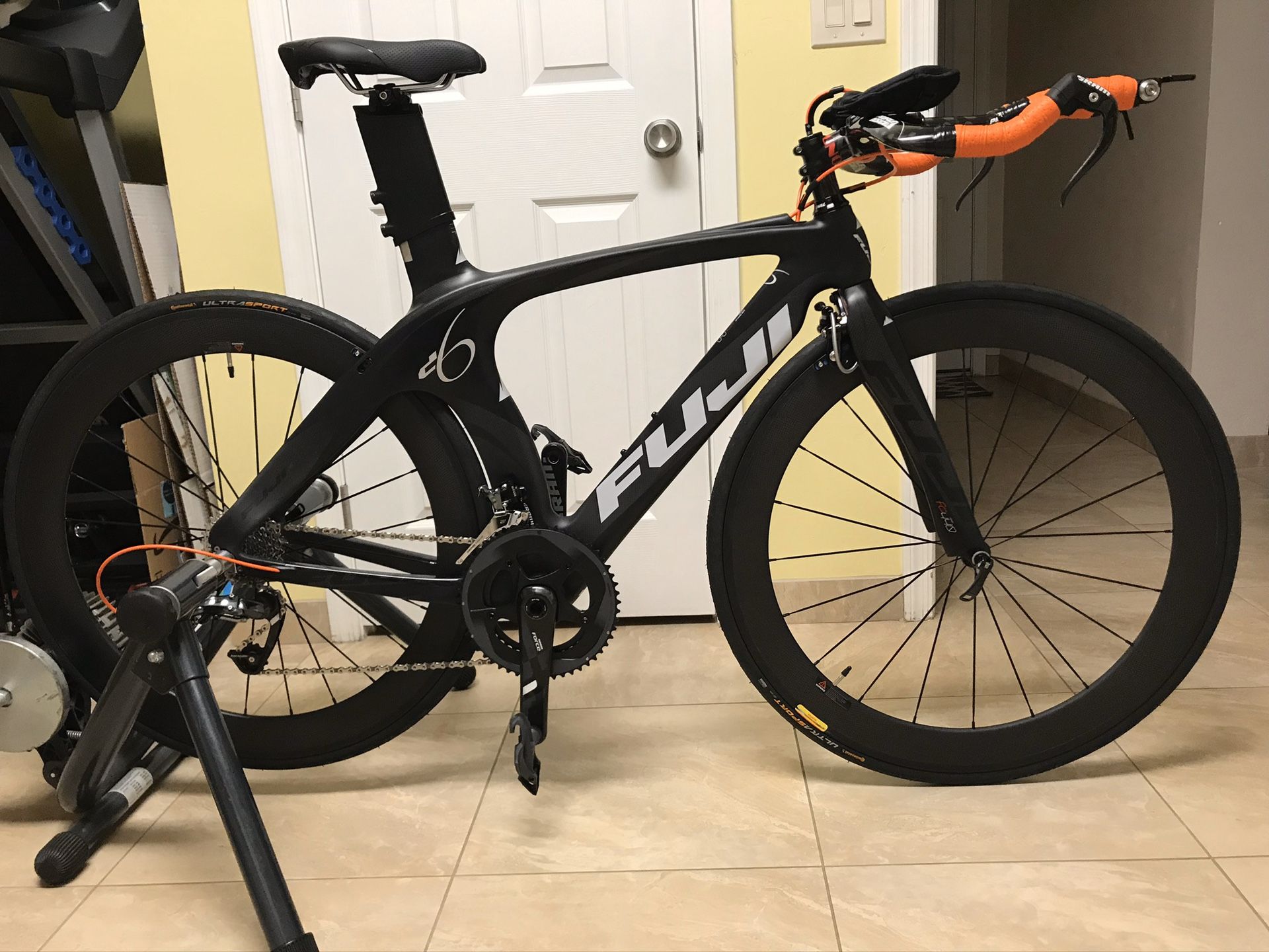 Fuji D6 special edition Carbon fiber TT tri time trial race racing ...