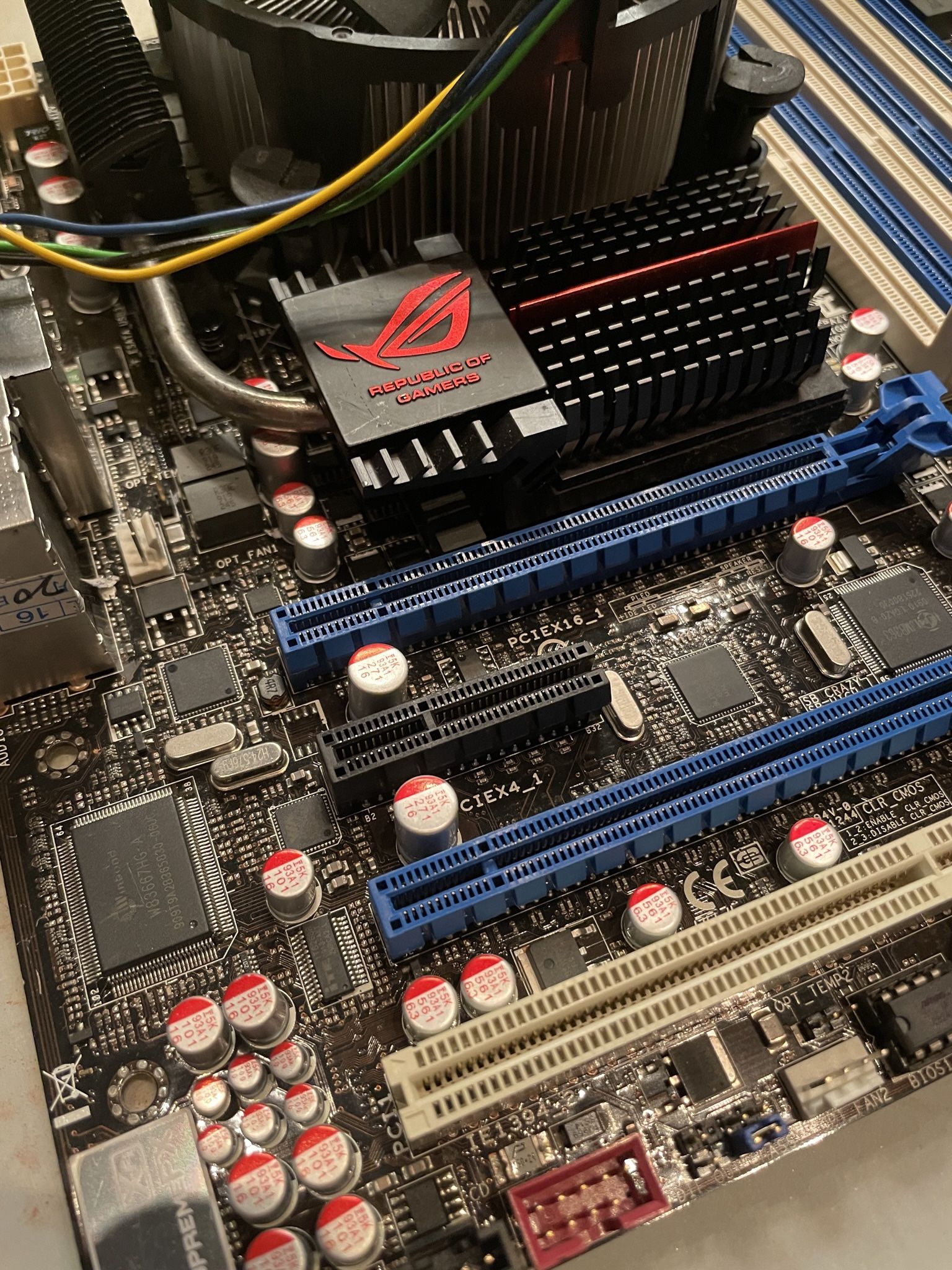 ASUS RAMPAGE II GENE SOCKET B (LGA1366) Motherboard With intel i7 920 2.67 GHz CPU And CPU Fan ...