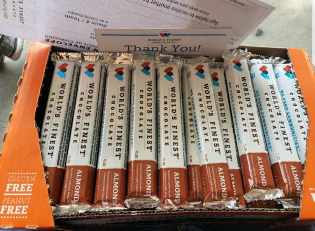 World's Finest chocolate fundraiser (We only have Almonds and W.F Crisp ...