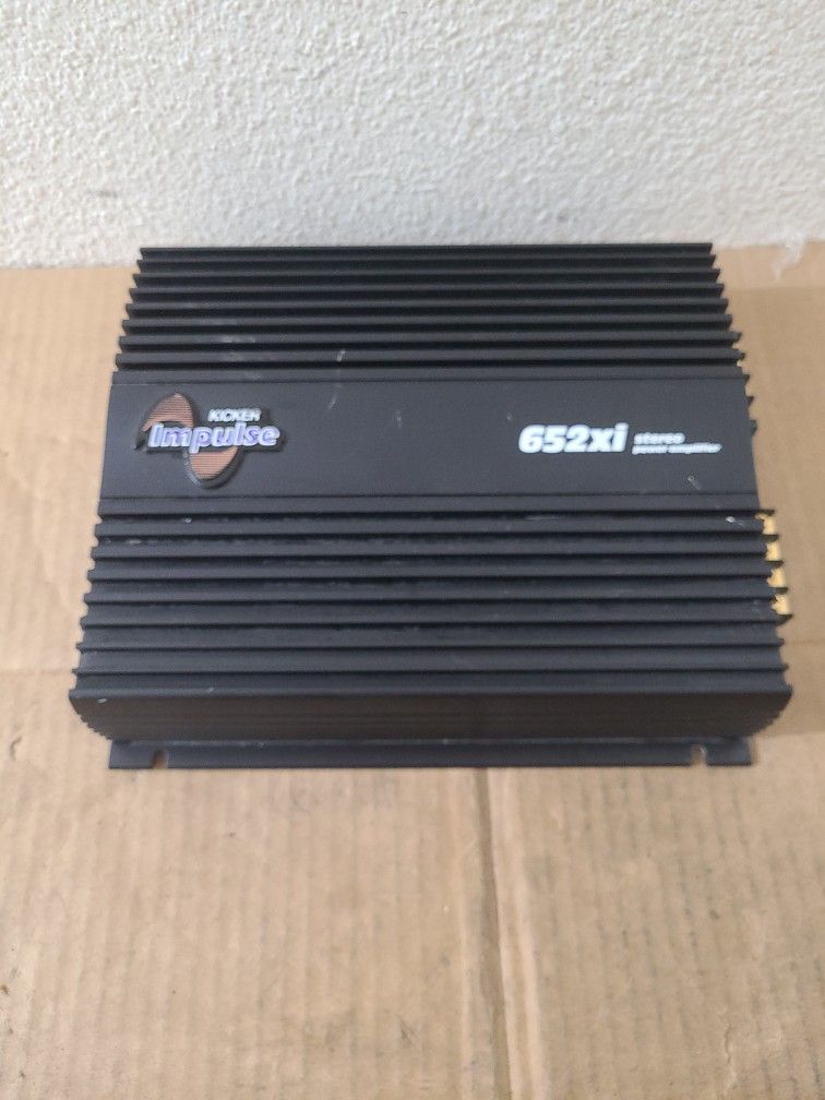 Kicker Impulse 652xi Stereo Power Amplifer 4-channel 12v for Sale in ...