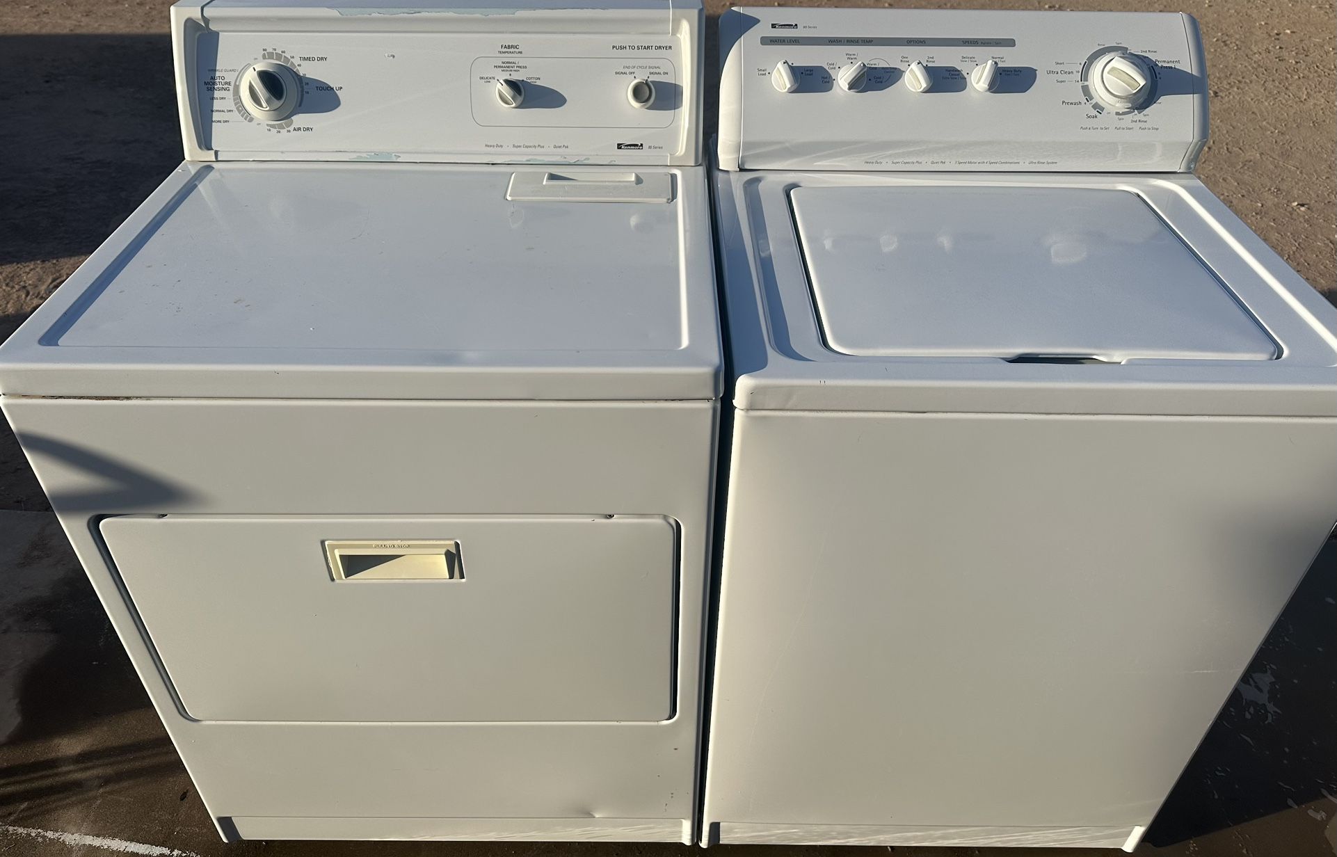 4.5cu Kenmore 80 Series Heavy Duty Super Capacity Plus Washer Electric ...