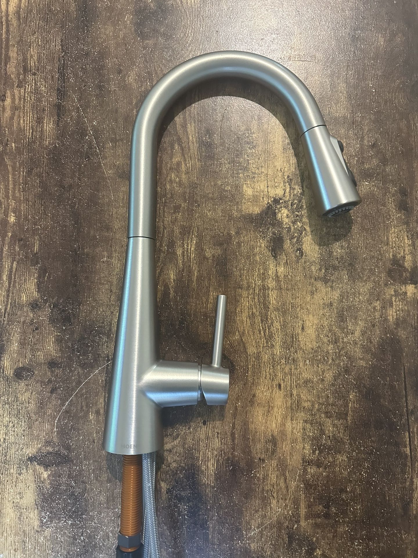 New Stainless Steel Moen Kitchen Sink Faucet W/ Sprayer for Sale in ...