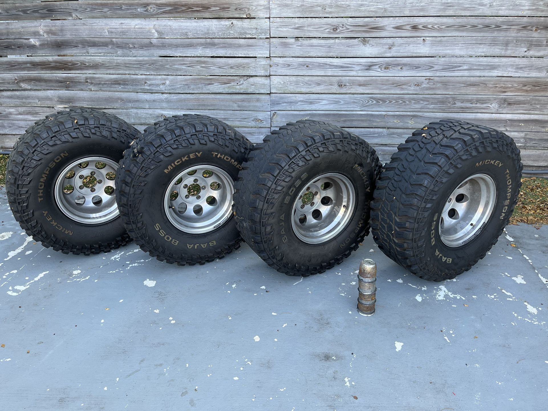 Mickey Thompson Polished Classic III Wheels With Mickey Thompson Baja ...