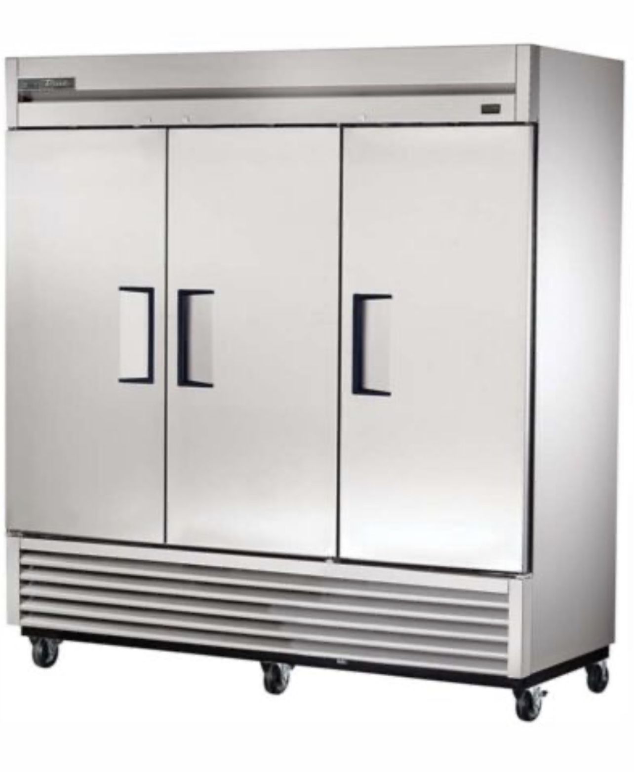 True T-72F-HC 78" Three Section Reach In Freezer, (3) Solid Doors, 115v ...