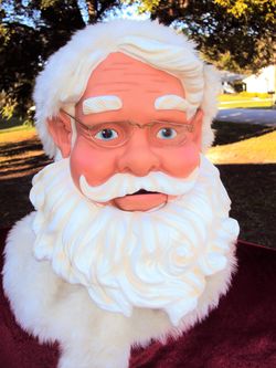 Life Size Santa Head
