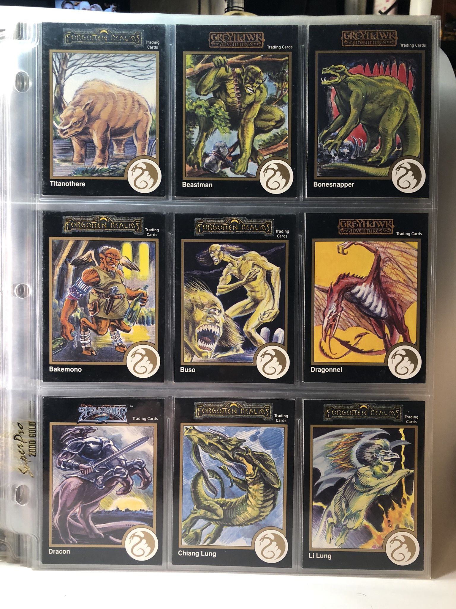 Vintage Advanced Dungeons And Dragons Collectable Trading Cards ...