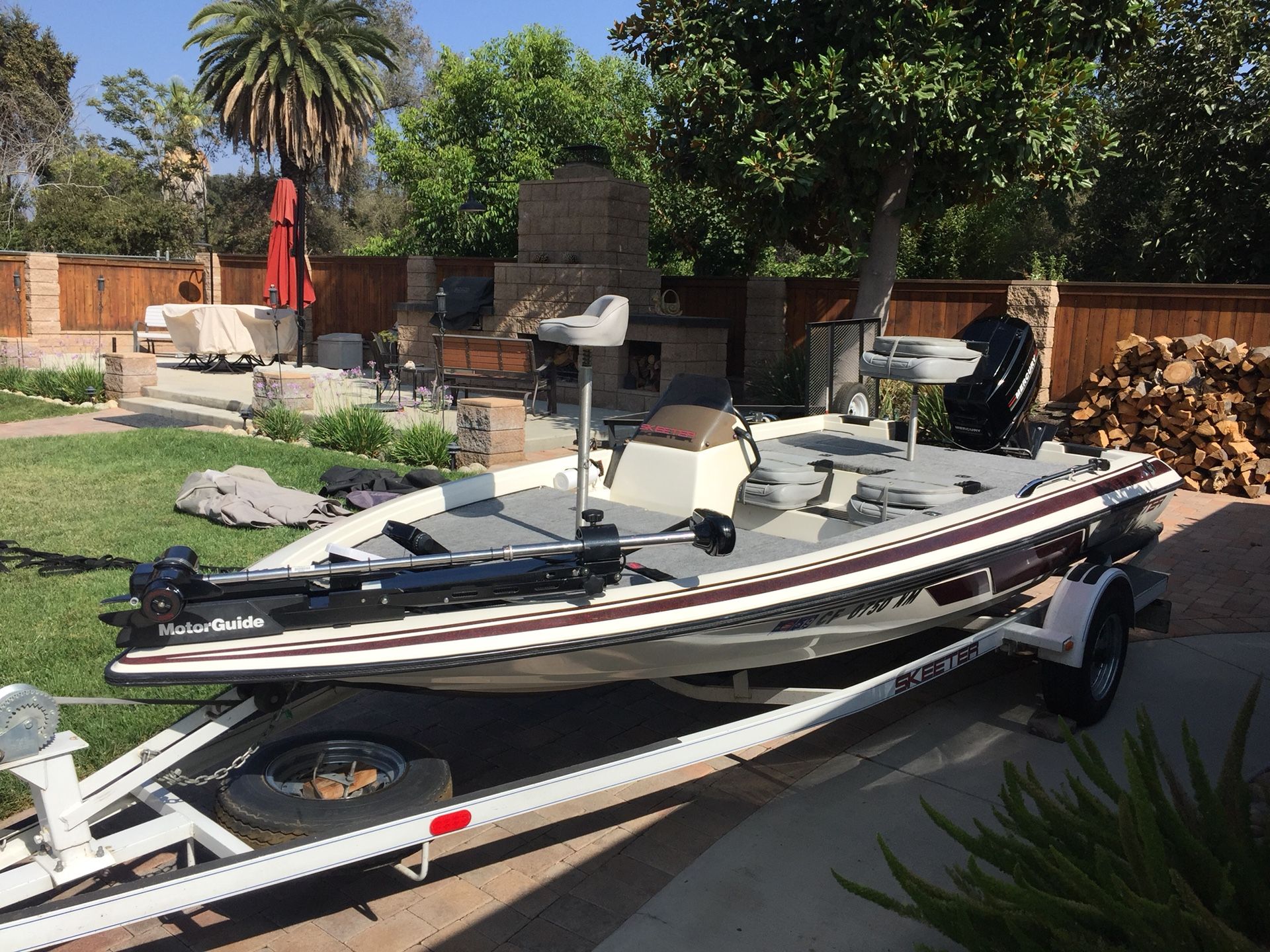1993 Skeeter Bass Boat and Trailer for Sale in Redlands, CA - OfferUp