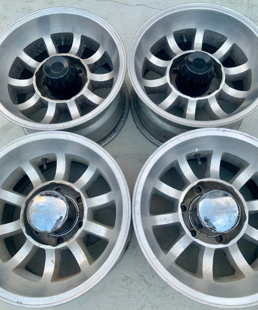 Vintage 15"X8.5" WESTERN MAG ALLOY WHEELS FOR CHEVROLET K5 OR DATSUN ...