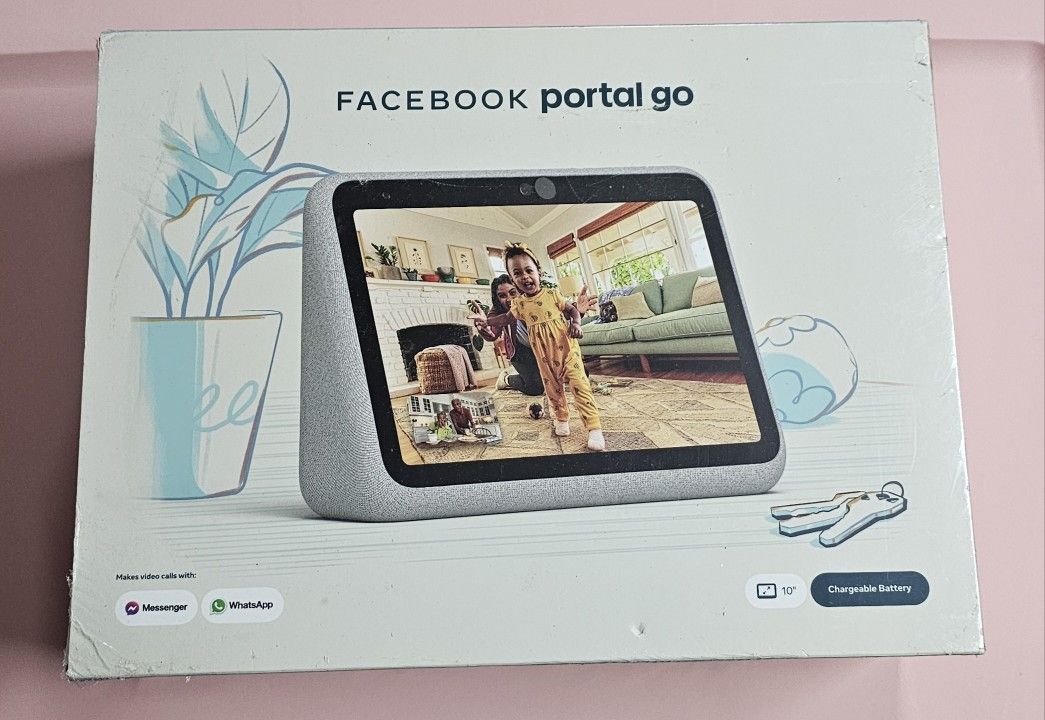 Facebook Portal Go – Brand New | Make Video Calls | Chargeable Battery ...