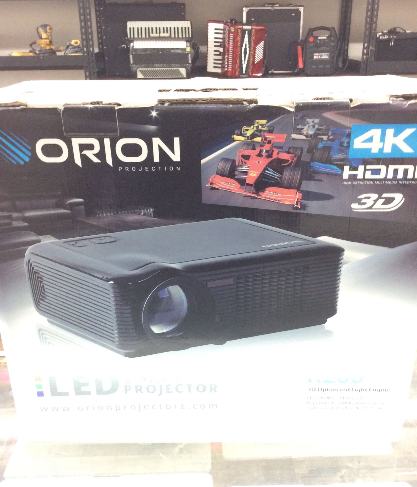 Orion LED smart home projector 4K 3D for Sale in Los Angeles, CA - OfferUp