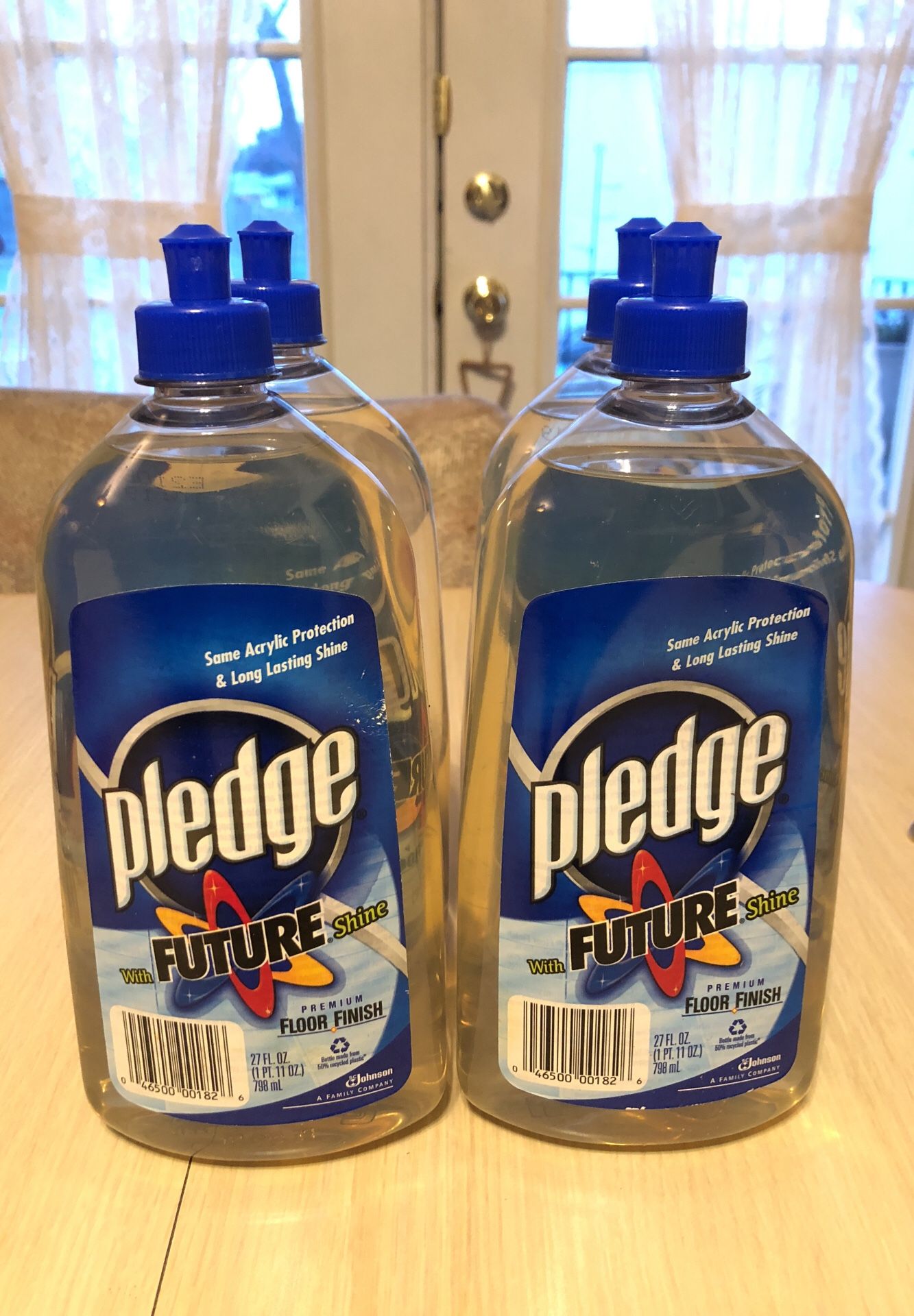 Lot of 4 Pledge Future Shine Premium Floor Finish Acrylic Protection 27 ...
