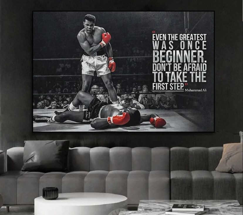 Muhammad Ali Red Gloves