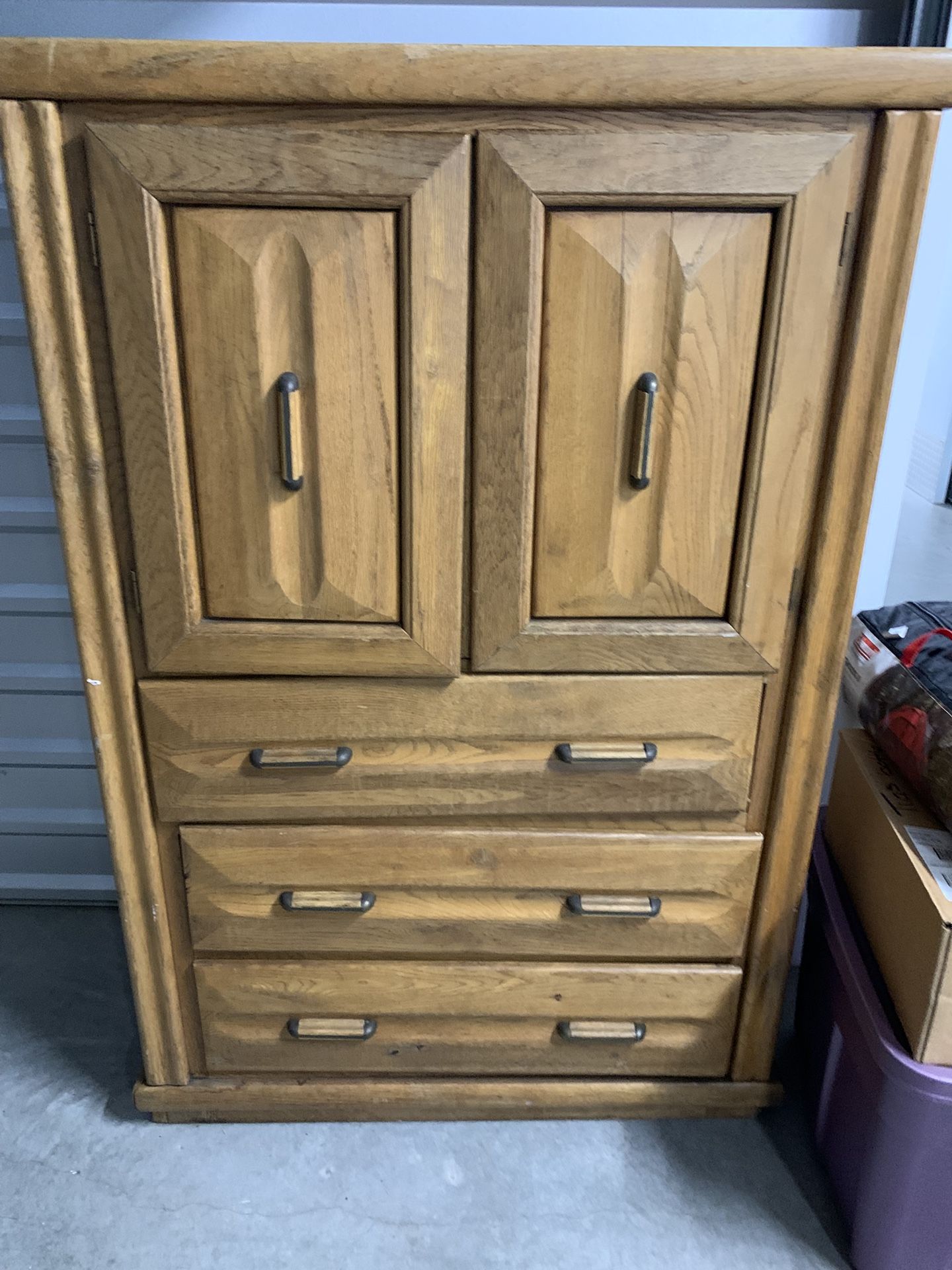 Free: Armoire, solid wood for Sale in Federal Way, WA - OfferUp
