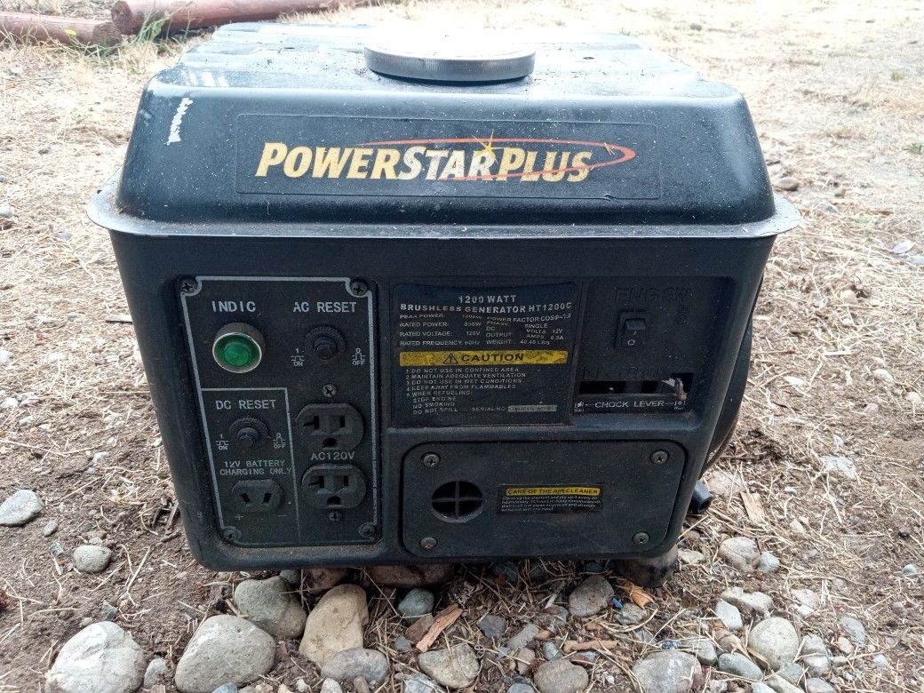 PowerStarPlus 1200 Watt Generator for Sale in Spanaway, WA - OfferUp