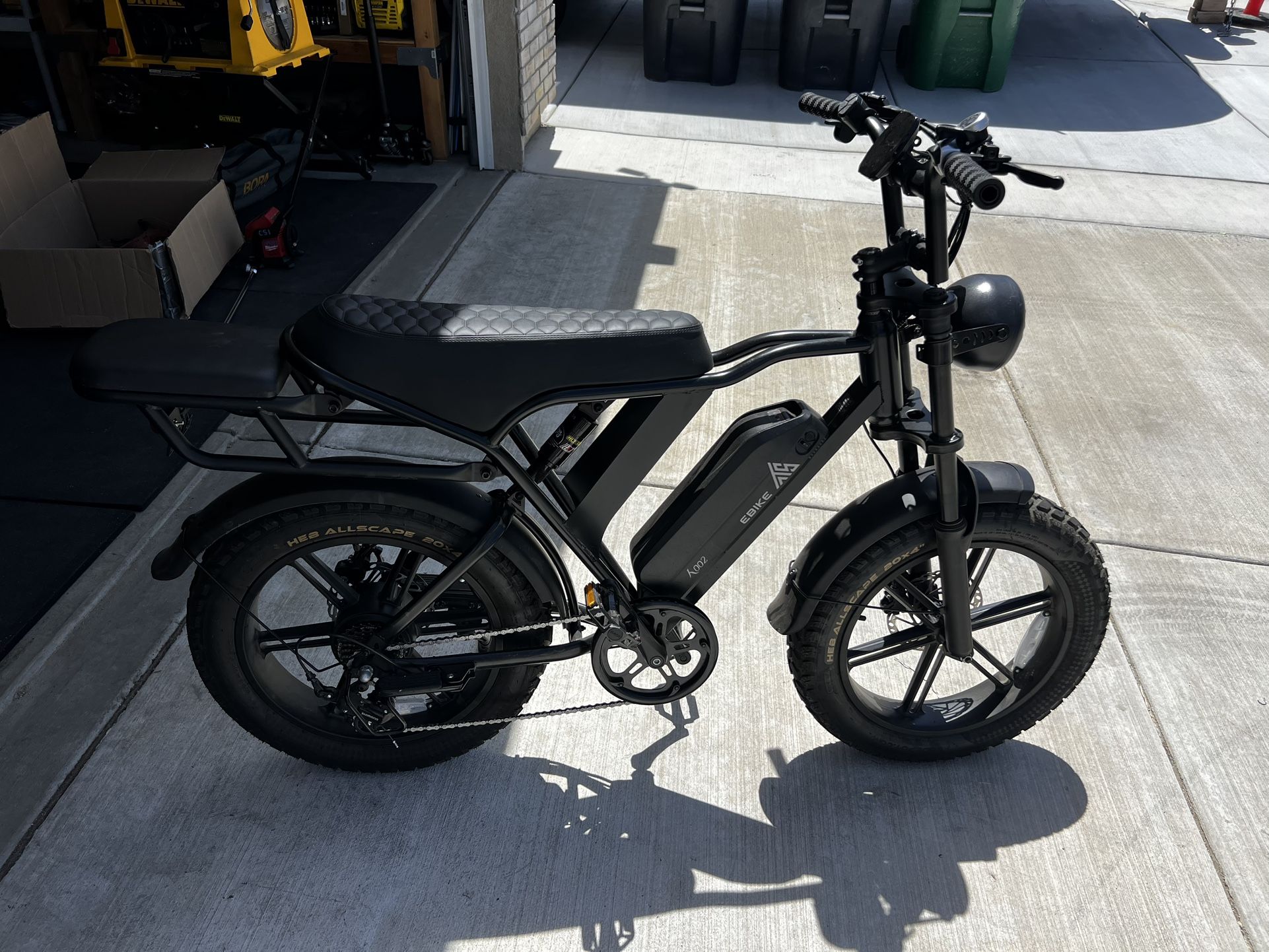 TST R002 20'' 1500W Full Suspension Moped-style Electric Bike for Sale ...
