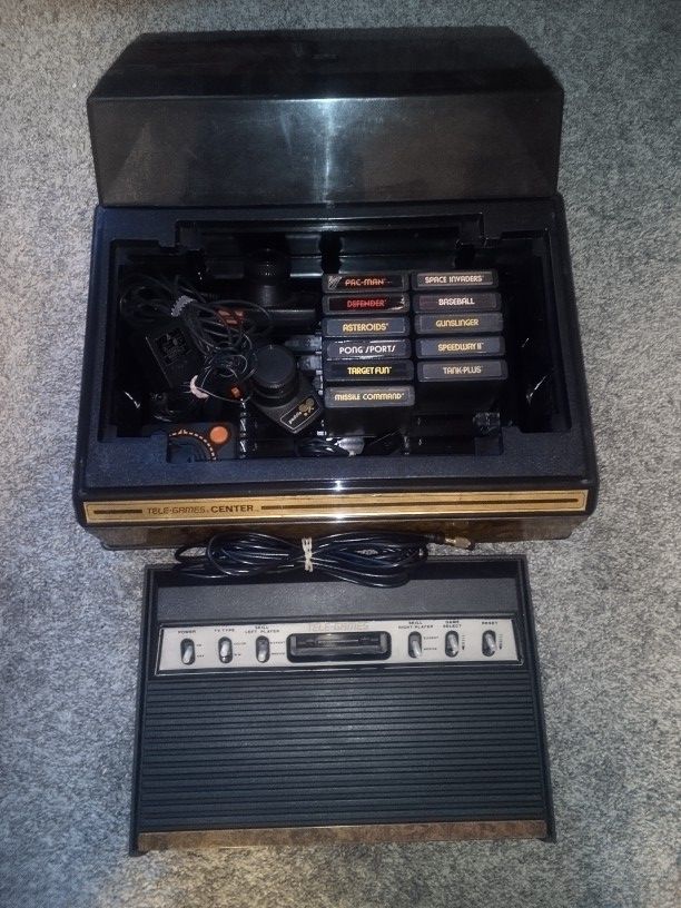 Atari 2600 Sears Video Arcade Console + 11 Games Tested and Working ...