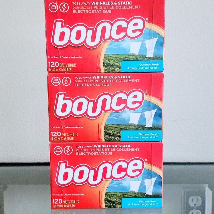 (3) Bounce Sheet 120 Count - $12 For All FIRM for Sale in Irvine, CA ...