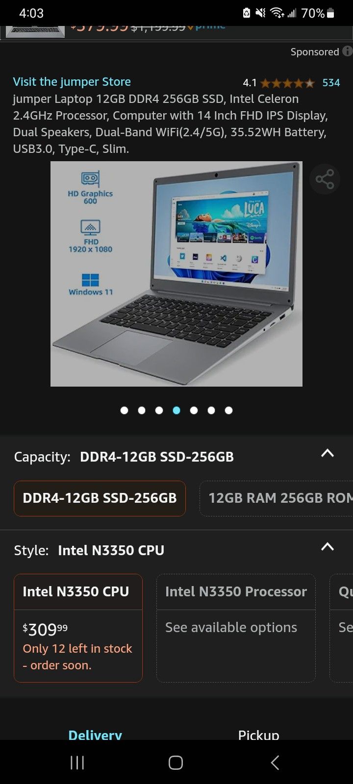 Jumper Tech Laptop for Sale in Mesa, AZ - OfferUp