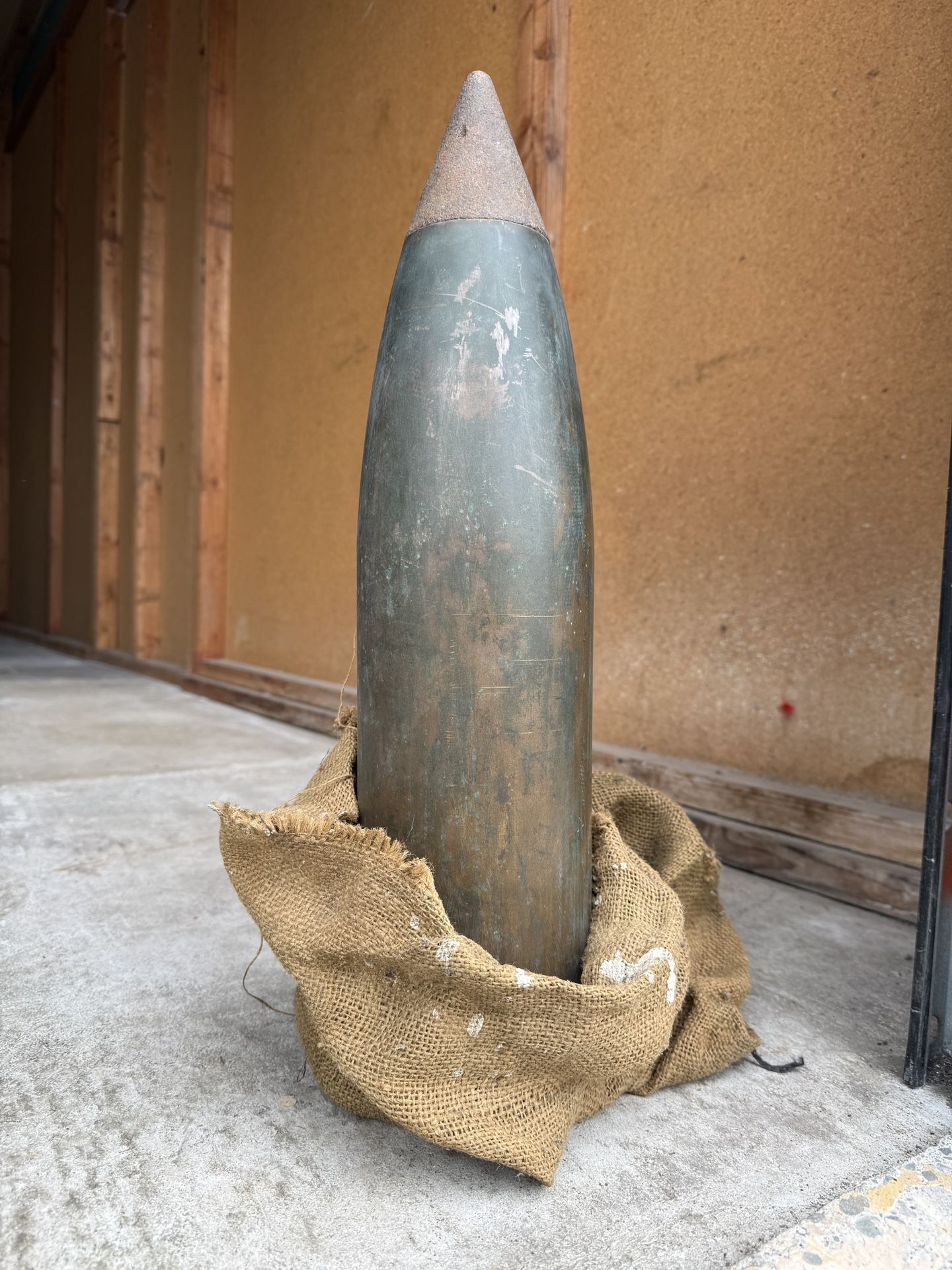 Ww2 WWII Destroyer Artillery Cannon Dummy Projectile Round Brass 5 ...
