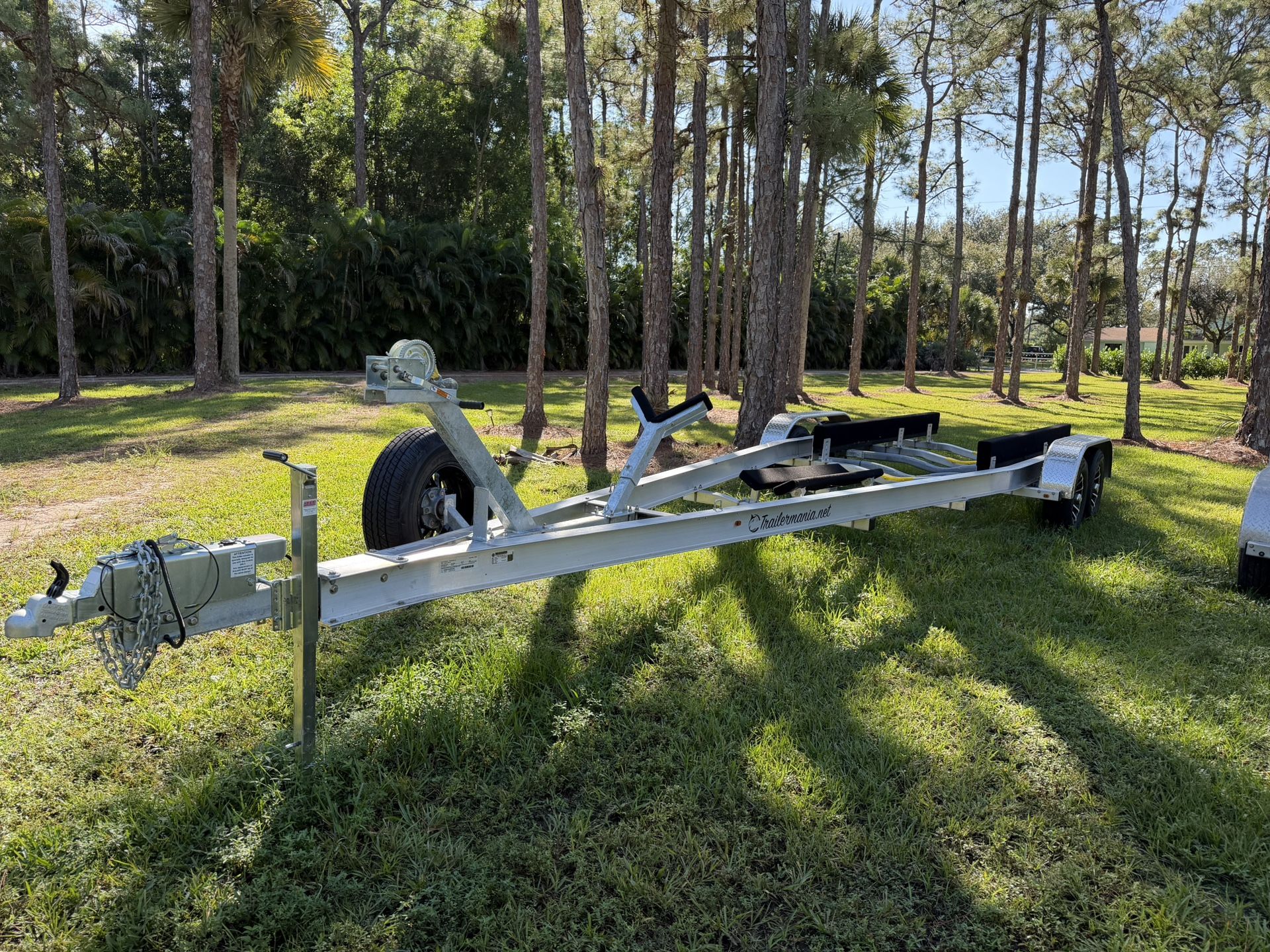 New 11K GVWR Tandem Axel Boat Trailer. 25-27ft Model. Ready To Go. Mags ...