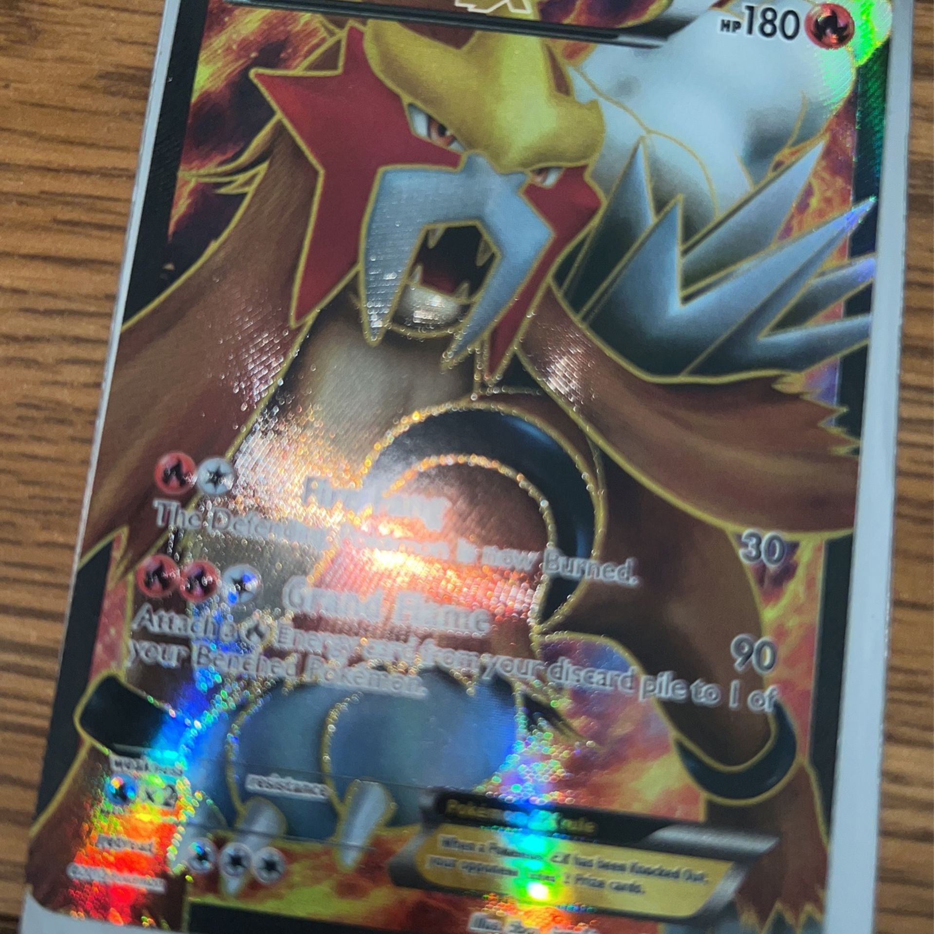 Pokemon Entei Ex Card