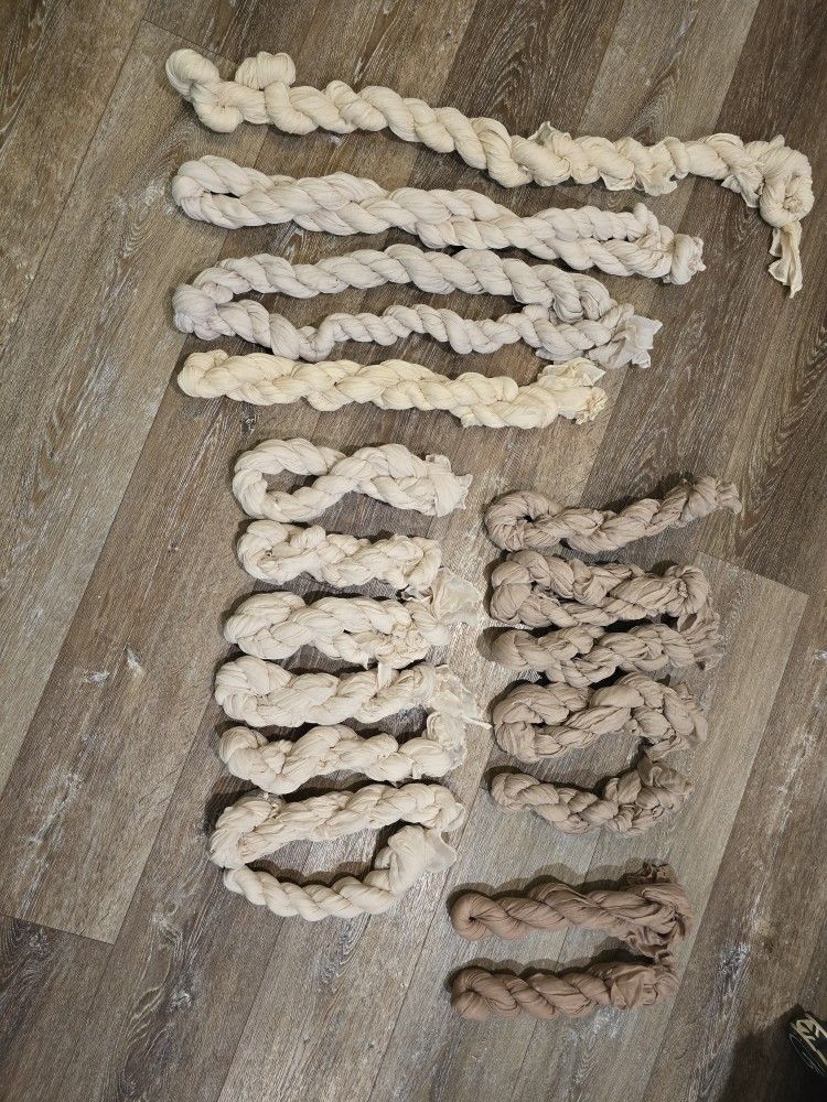 18 Various Tan / Beige Cheesecloth- Table Runners- Centerpiece- Table ...