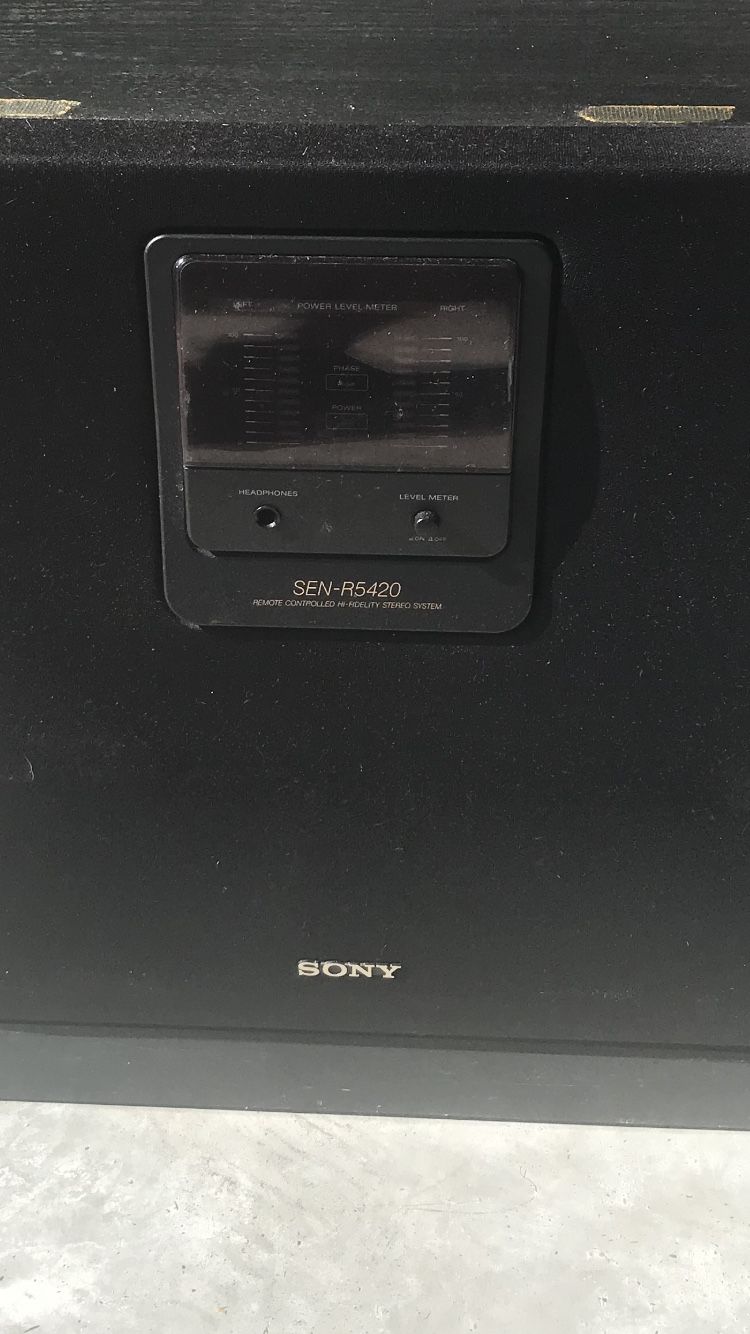 Sony Sen-R5420 stereo system 1994 works perfectly for Sale in Tarpon ...