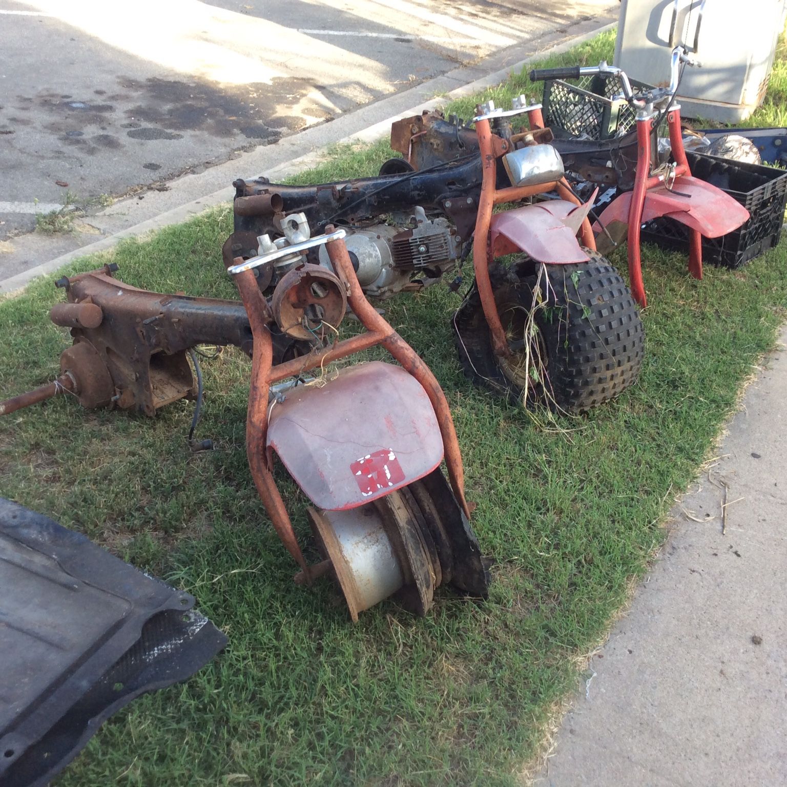 Honda Three Wheeler Front Forks Laser Straight Perfect If Your Forks ...