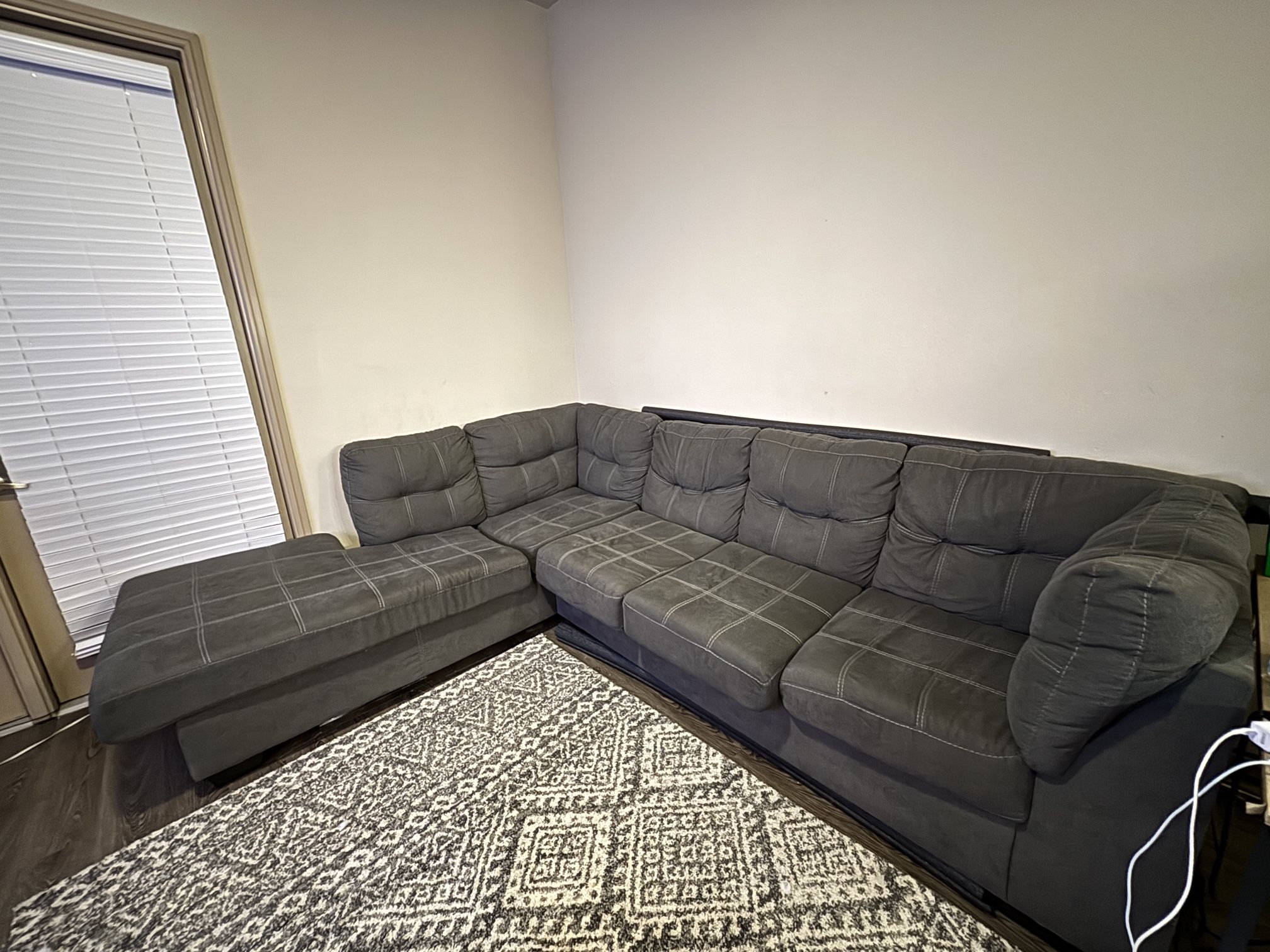 Sectional Gray Couch From NFM for Sale in Irving, TX - OfferUp