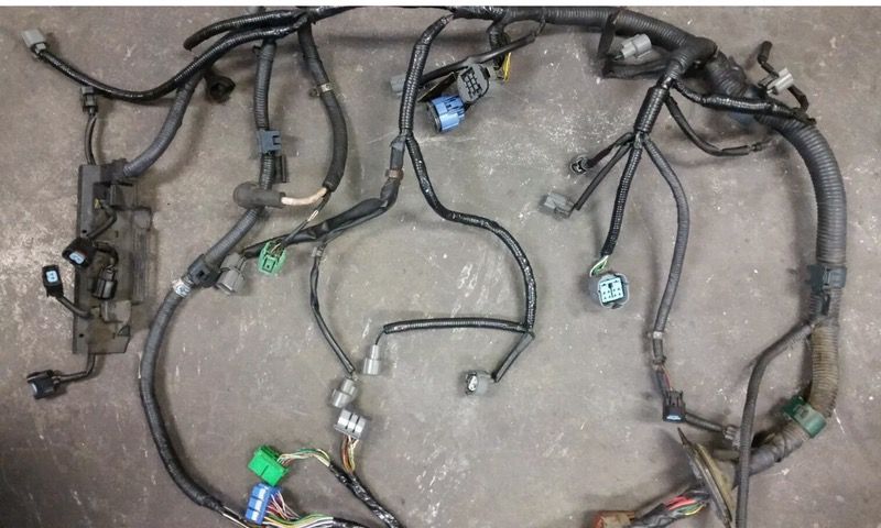 1999 2000 Honda Civic Si EM1 Engine Wiring Harness DOHC VTEC MT 99 00 ...