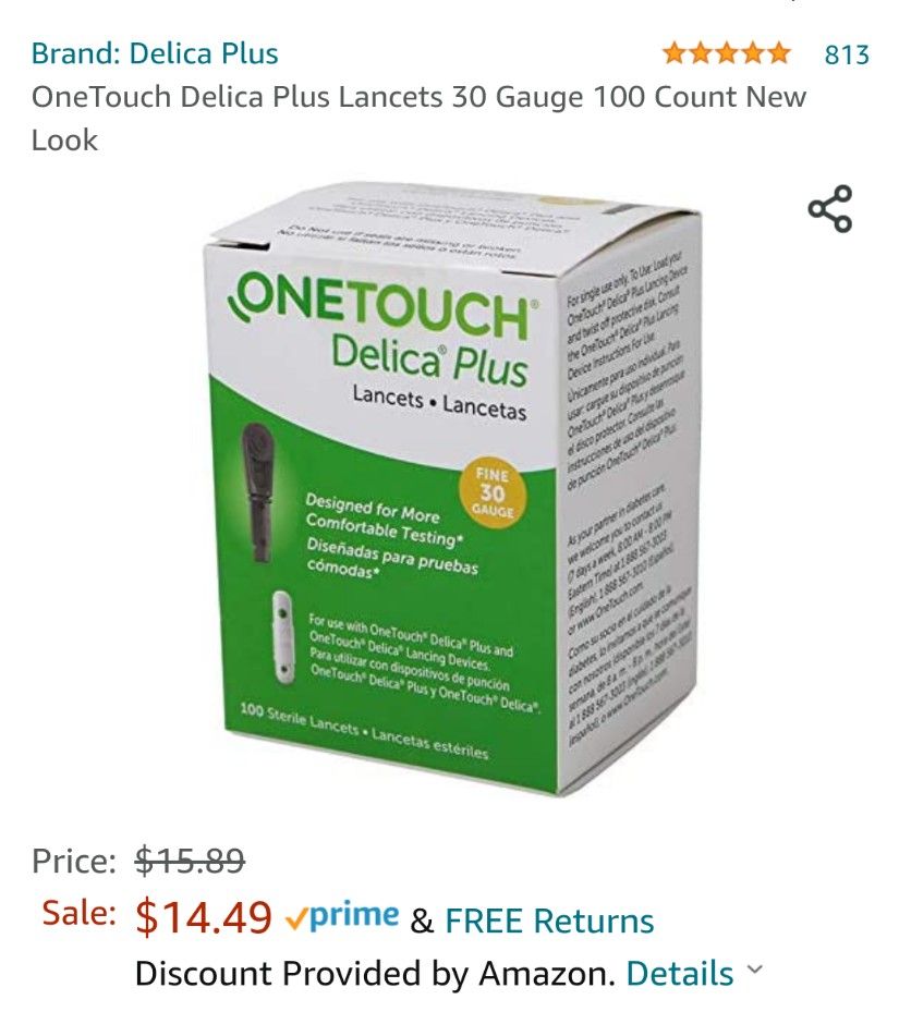 Onetouch Glucose Meter w. Strips and Lances for Sale in Seattle, WA ...