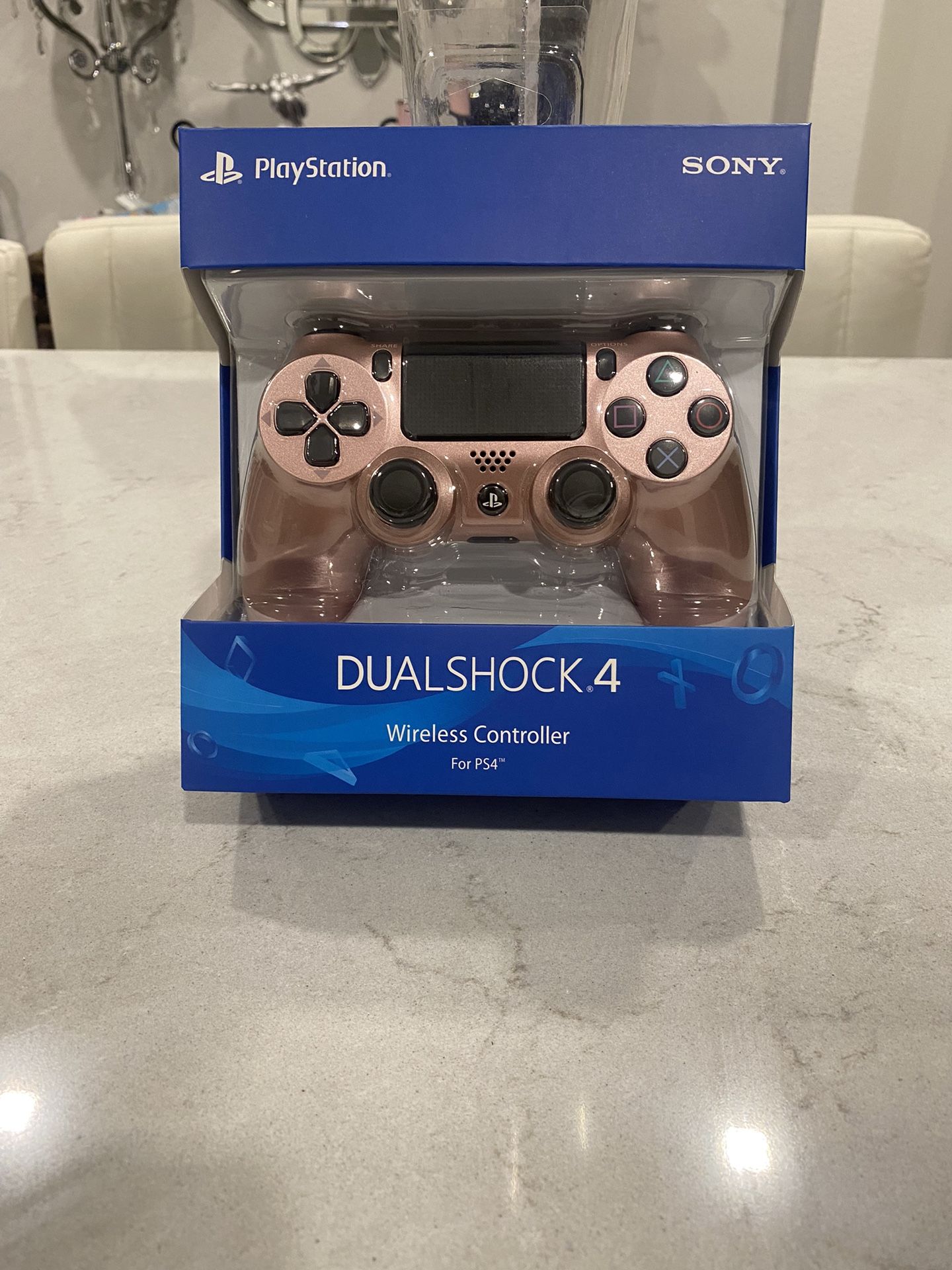 PS4 DualShock Wireless Bluetooth Controller /Rose Gold for Sale in ...