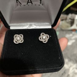Center of me diamond earrings store