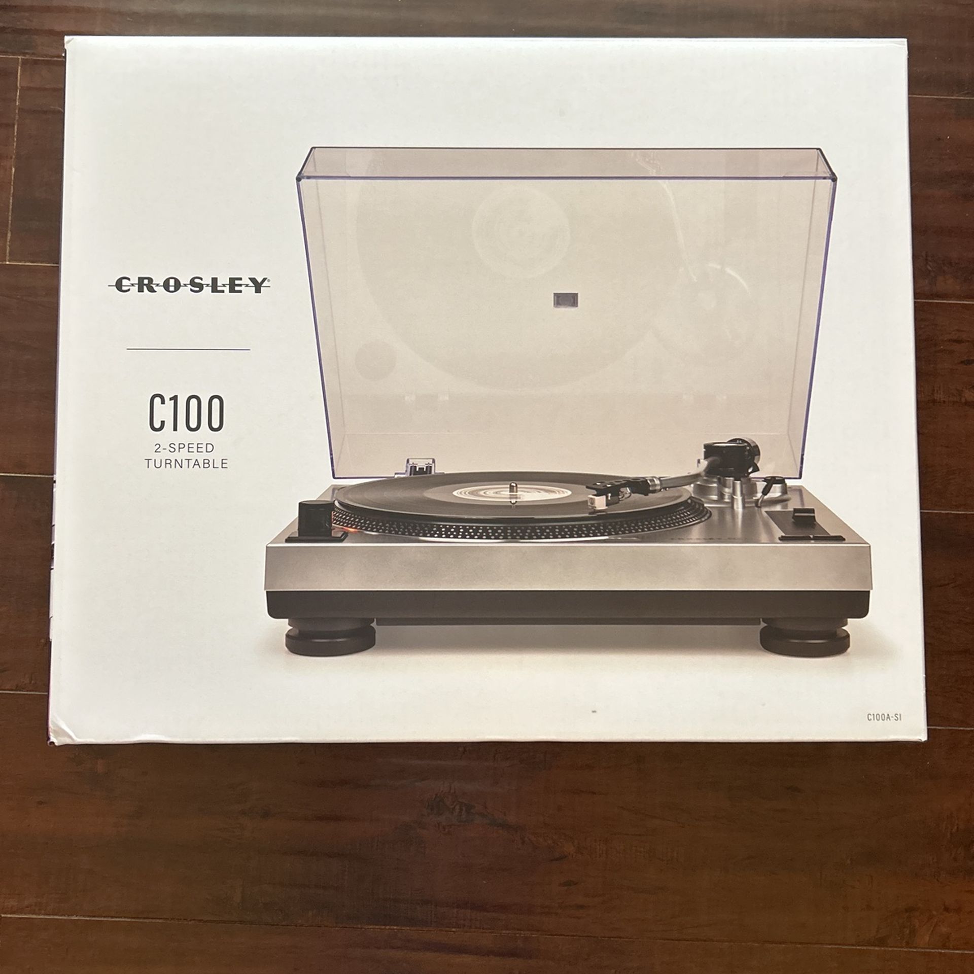 Crosley C100 2-Speed Turntable/Record Player (C100A-SI) for Sale in ...