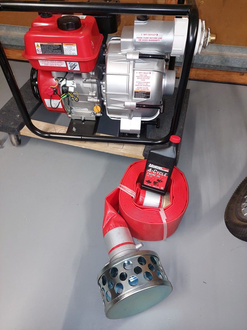 New Predator Gas Powered Water Pump for Sale in Fallbrook, CA - OfferUp