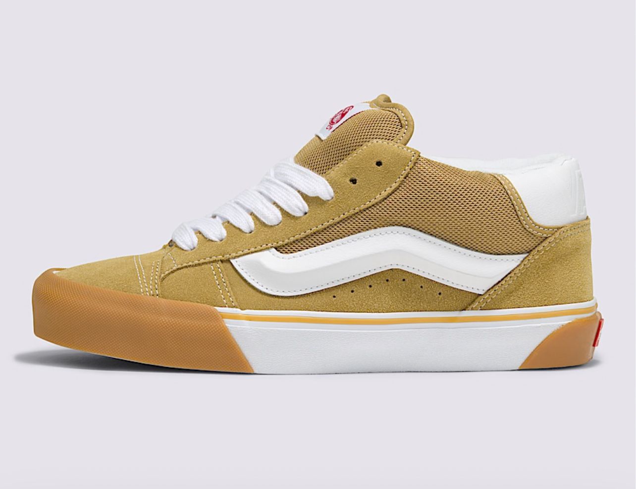 Vans Knu Mid Suede Retro Chunky Skate Shoes Khaki Gum Size 10.5 for ...