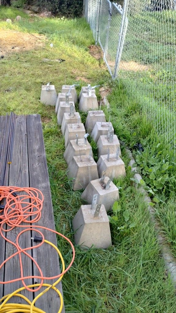 29lb .Cinder Block Pier With Z-Max Strap for Sale in Redlands, CA - OfferUp