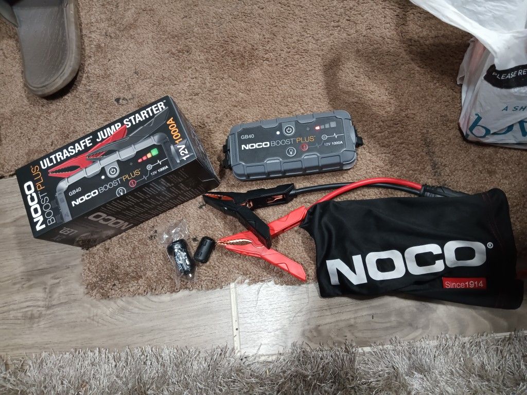 NOCO Boost Plus GB40 1000A UltraSafe Car Battery Jump Starter, 12V ...