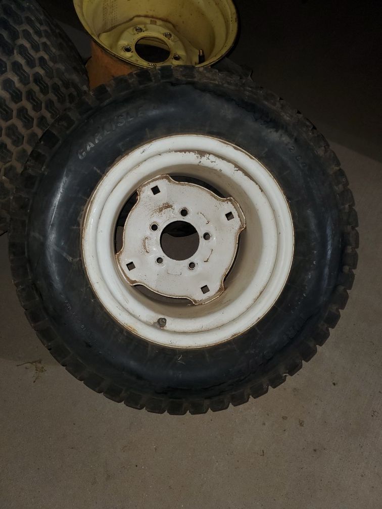 Riding Mower Garden Tractor Rear Wheels Rims 12x8.5 for Sale in ...