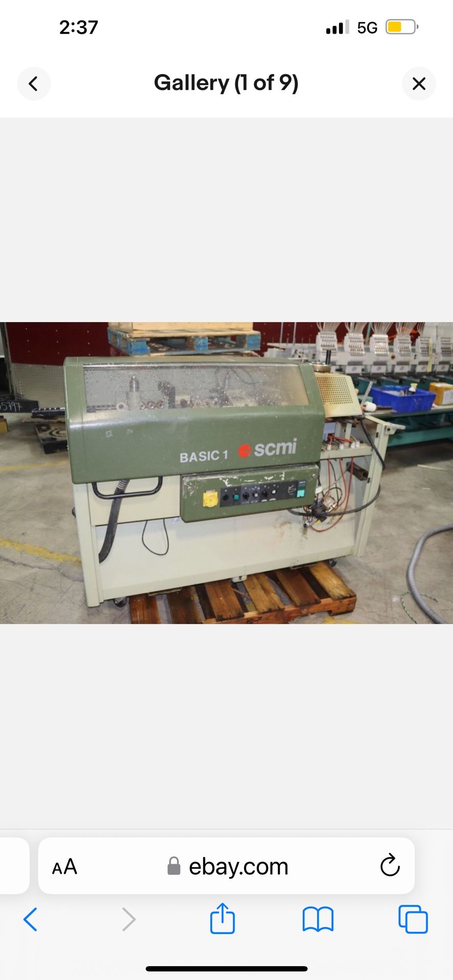 Scmi Basic 1 230 Edge Bander for Sale in Brea, CA - OfferUp